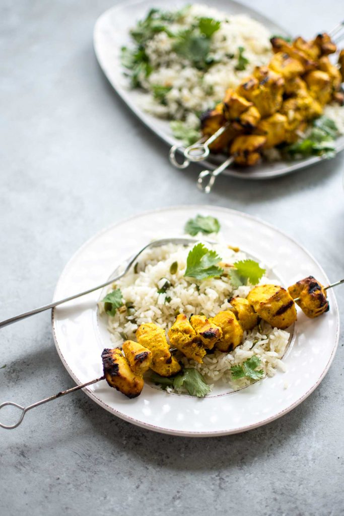 Turmeric Chicken Kebabs - Nourished Kitchen