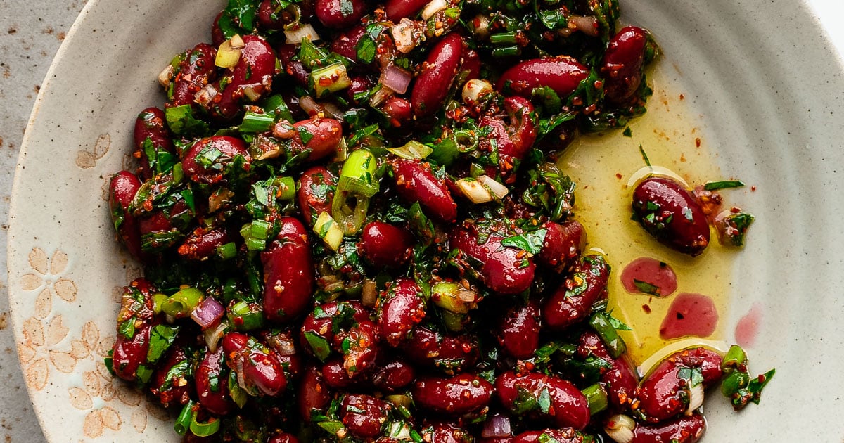 Marinated Beans Recipe - Nourished Kitchen