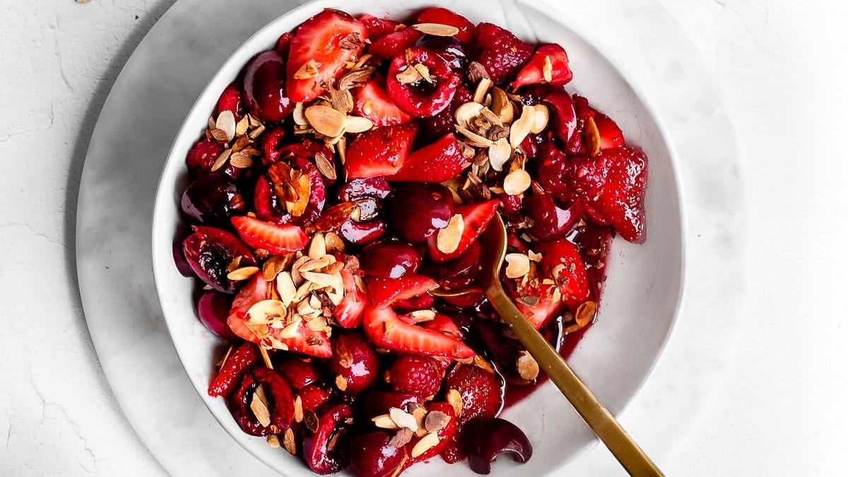 Perfect Red Fruit Salad Recipe - Nourished Kitchen