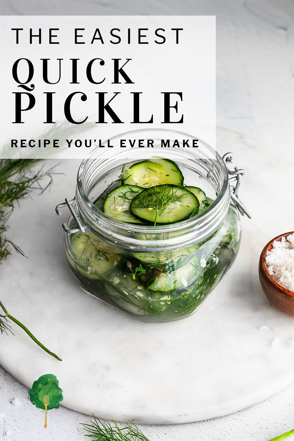 Finnish-style Easy Quick Pickles with Dill