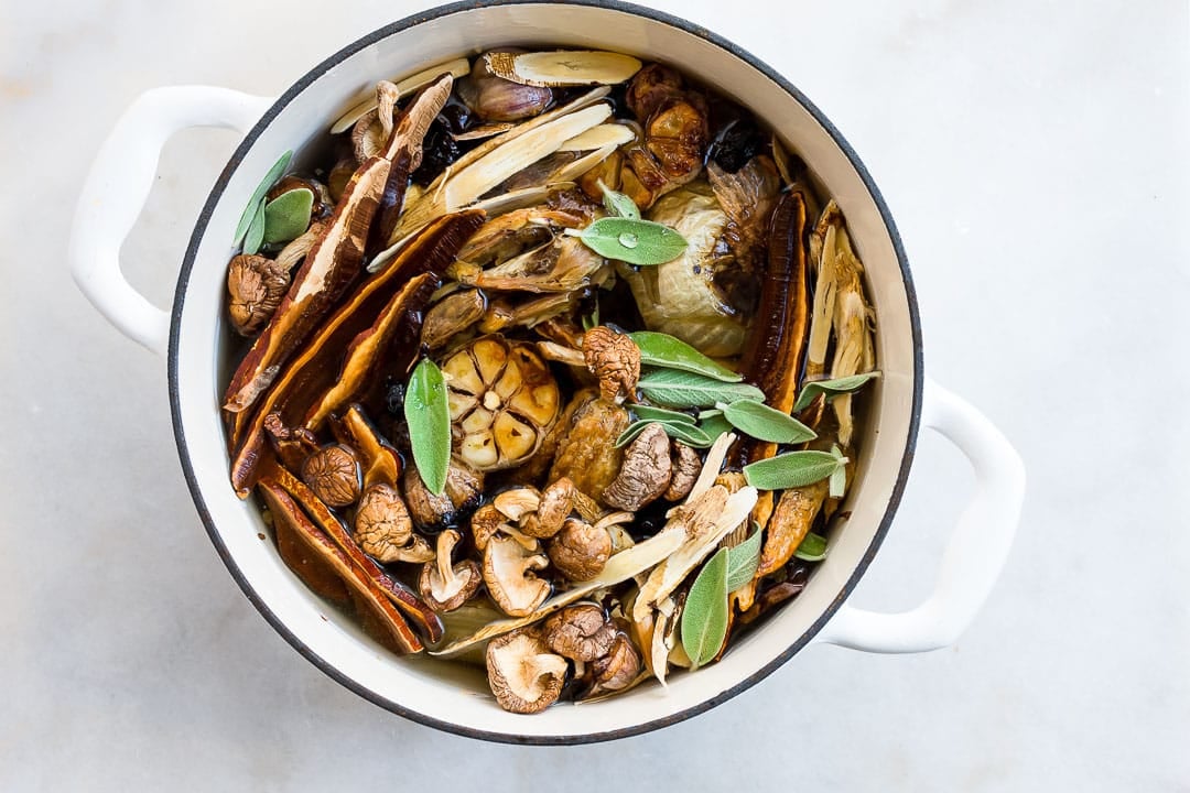 Mushroom Broth Recipe (with Medicinal Mushrooms) - Nourished Kitchen