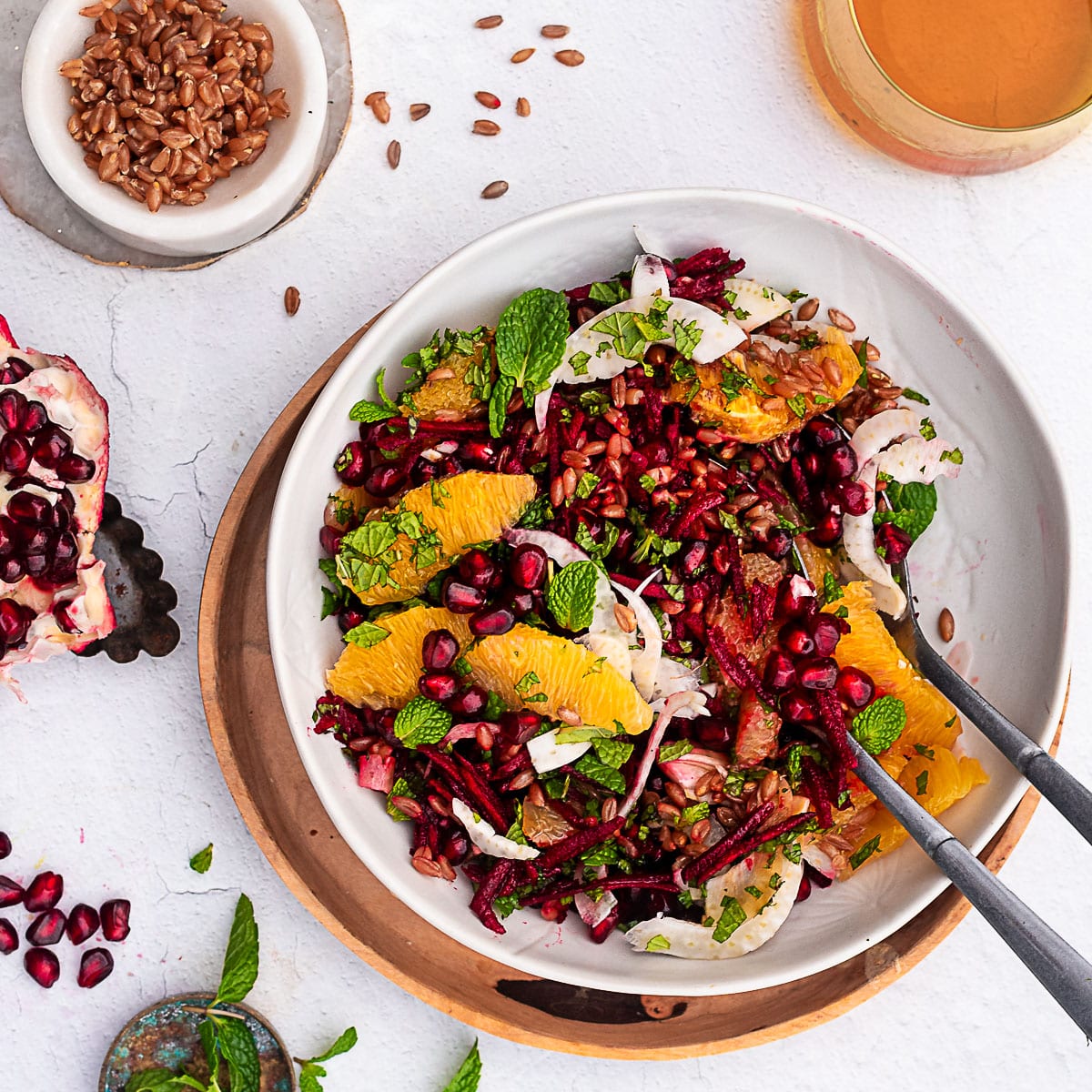 Winter Beet and Emmer Salad Recipe - Nourished Kitchen